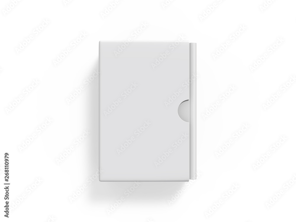 Blank boxed book set mock up template on isolated white background ...