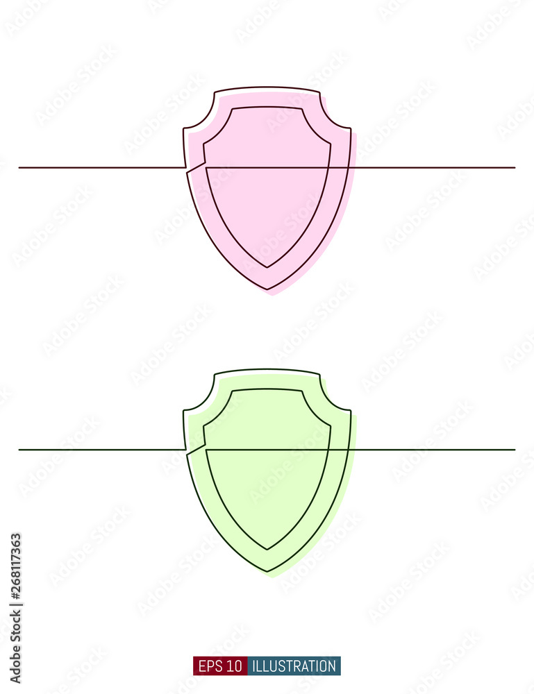 Shield Drawing Template