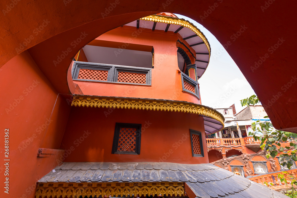 Building of Gupteshwar Mahadev Cave in Pokhara, Nepal Stock Photo ...