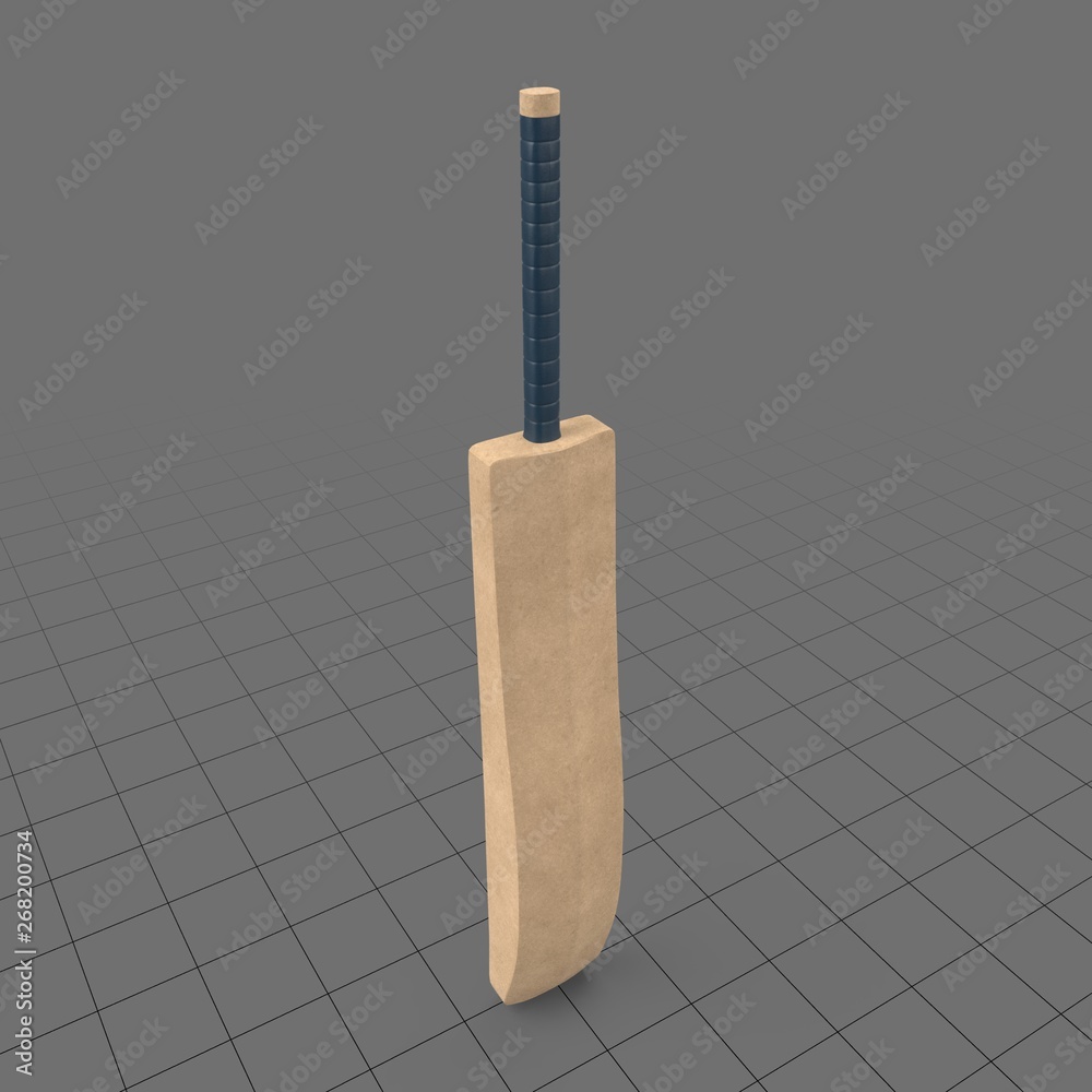 Cricket bat Stock 3D asset | Adobe Stock