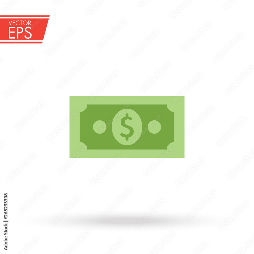 Dollar stack pack icon. Stack of cash or money for apps and websites ...