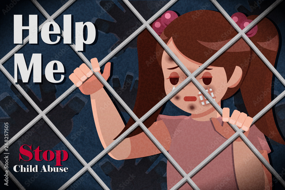 child abuse issue Stock Vector | Adobe Stock