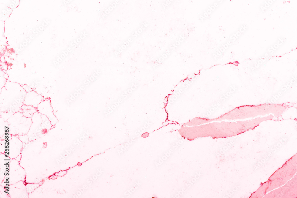 Red and white marble pattern, showing white background with red veins ...