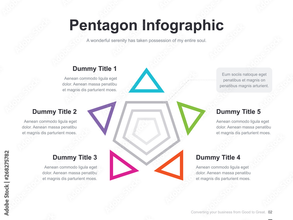 Flat business presentation and editorial vector slide template design ...