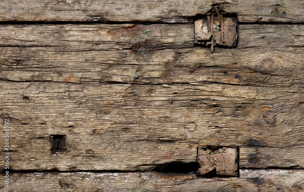 Aged weathered wood texture Stock Photo | Adobe Stock