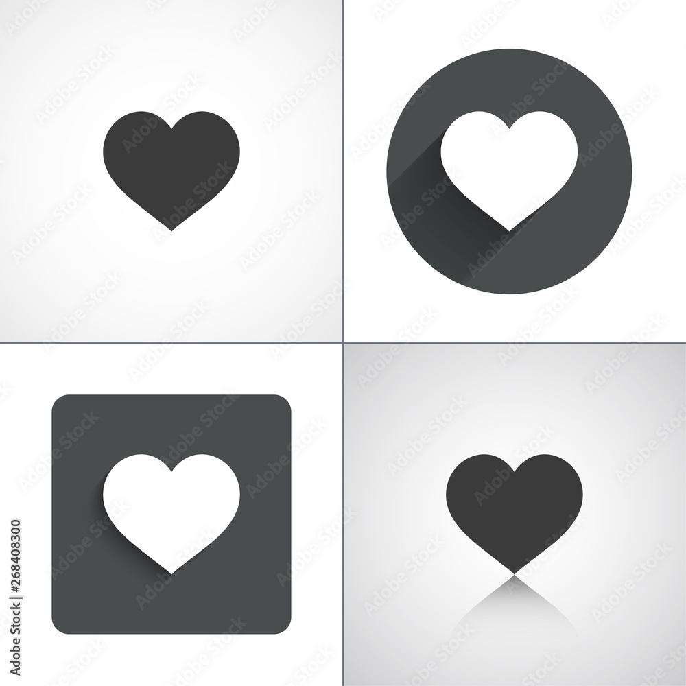 Heart icon page symbol for your web site design Heart icon logo, app ...