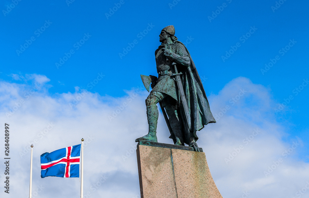 Statue of explorer Leif Erikson. Reykjavik, Iceland Photos | Adobe Stock