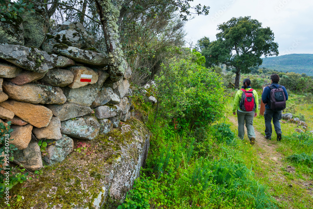 GR Footpath, Faia Brava, Côa Valley, Western Iberia, Portugal, Europe ...