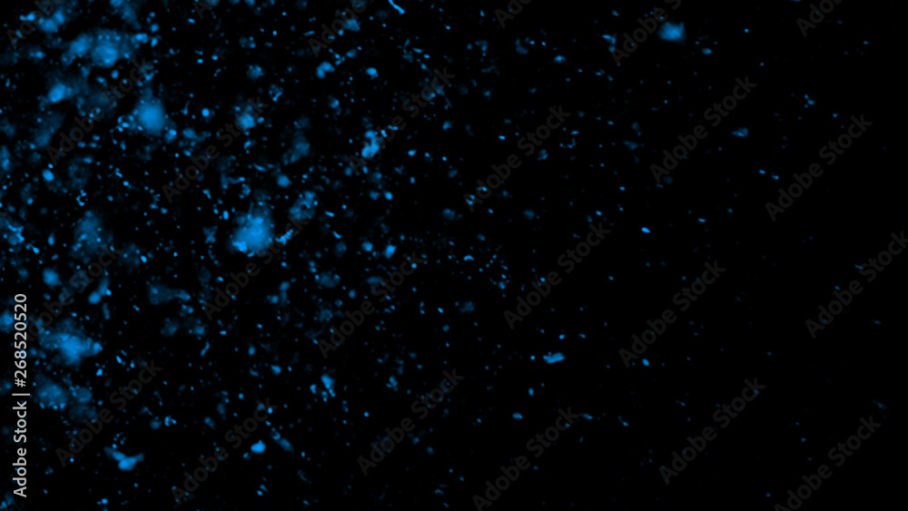 Glitter blue lights background.Abstract dark glitter fire particles ...