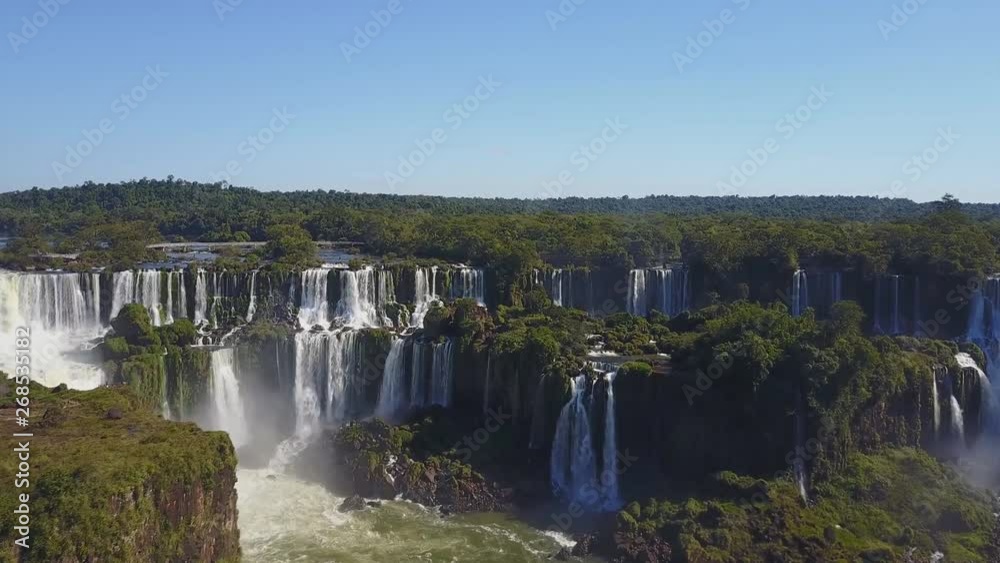 Iguazu Falls in Brazil and Argentina are a UNESCO heritage site and a ...