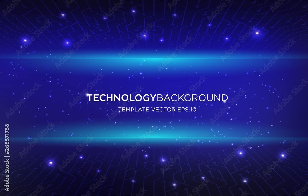 digital technology background template background with modern hi tech ...
