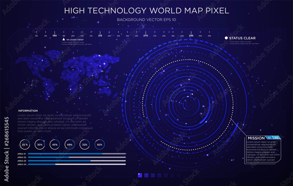 technology interface wallpaper background design with hi tech and ...
