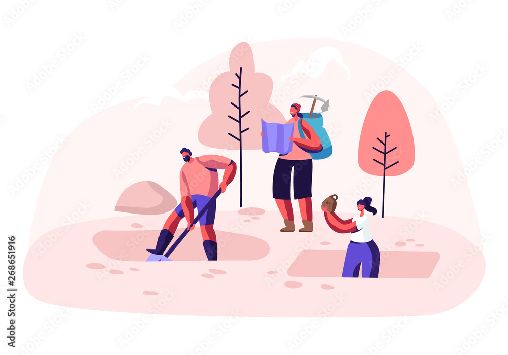 Archeologists, Scientists Working on Excavations with Professional ...