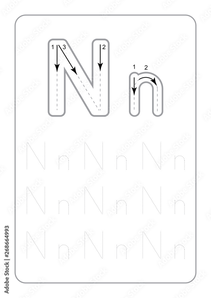 Kindergarten Tracing Letters Worksheets monochrome Tracing Letters ...