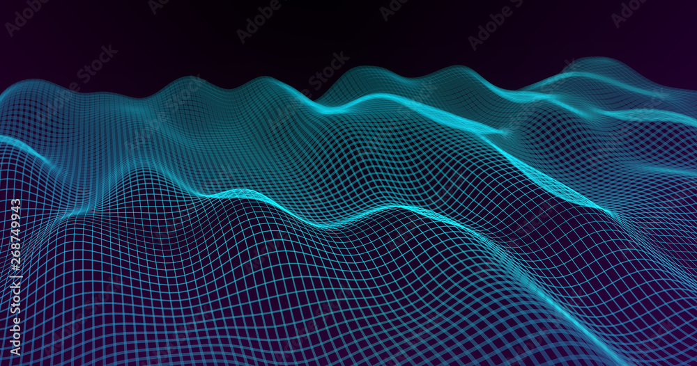Abstract big data futuristic light wallpaper background design. Science ...