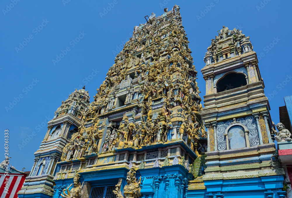 Sri Lanka Colombo Hindu Temple Stock Photo | Adobe Stock
