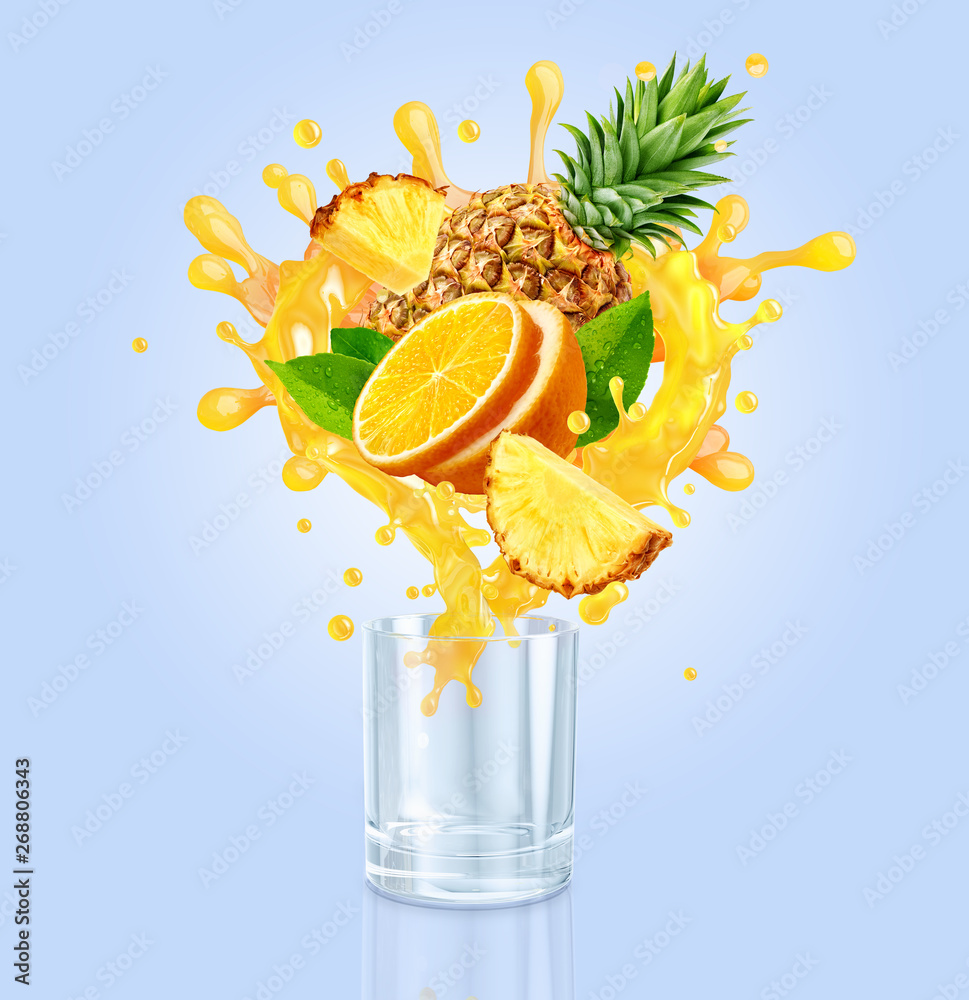 Mix Juice Glass Images
