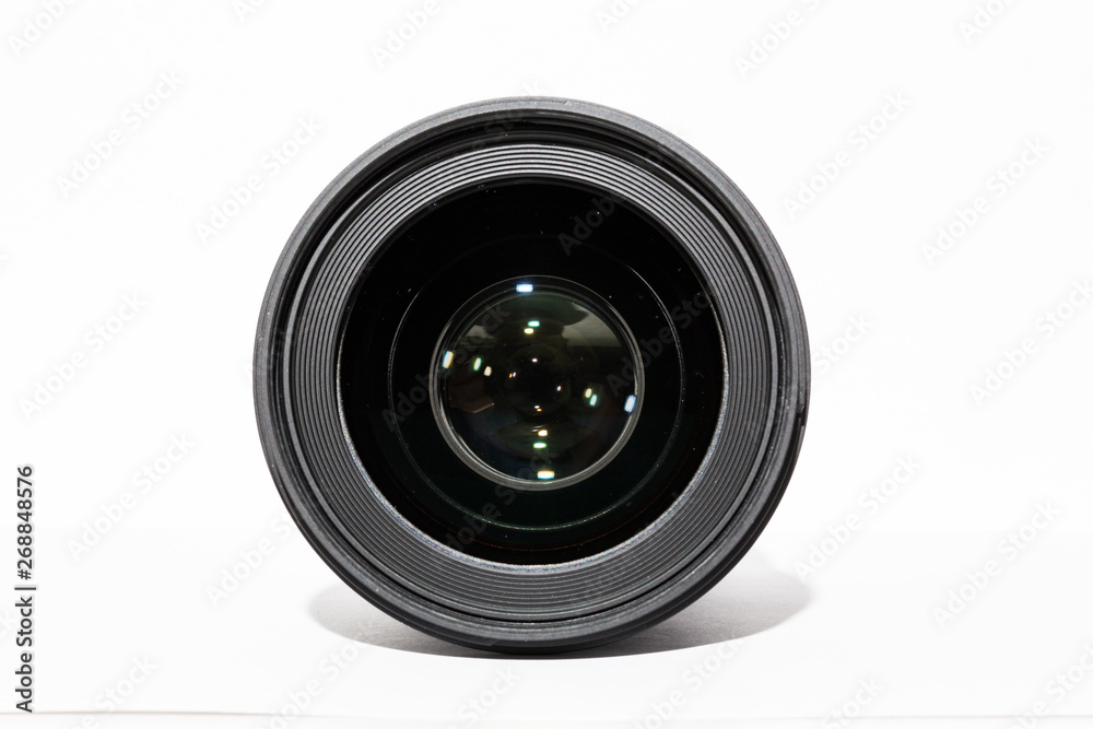 camera lens isolated on white background Stock Photo | Adobe Stock