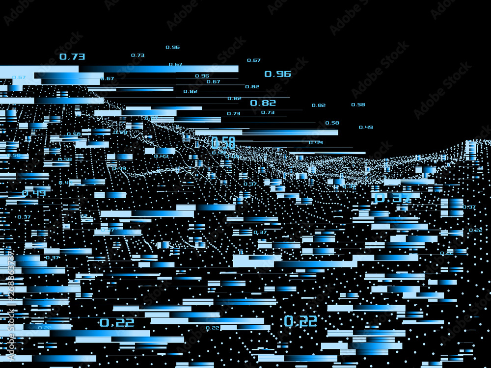 Abstract analysis infographics background. Big data. Vector ...