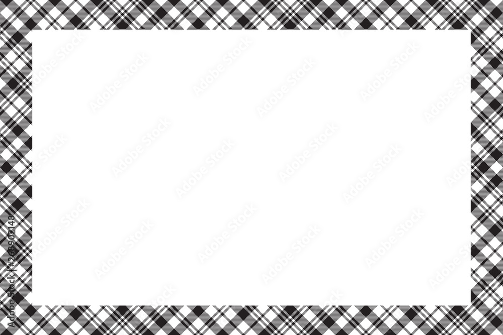 Checkered Border Vector