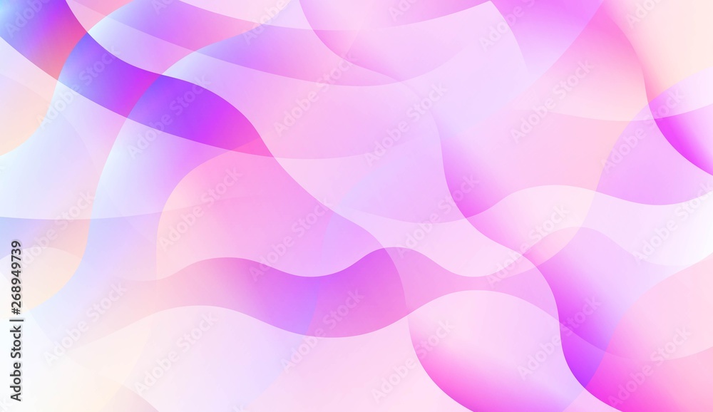 Futuristic Color Design Geometric Wave Shape, Lines. For Your Design ...