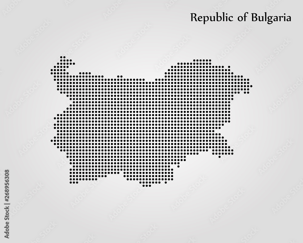 Map of Bulgaria. Vector illustration. World map Stock Vector | Adobe Stock