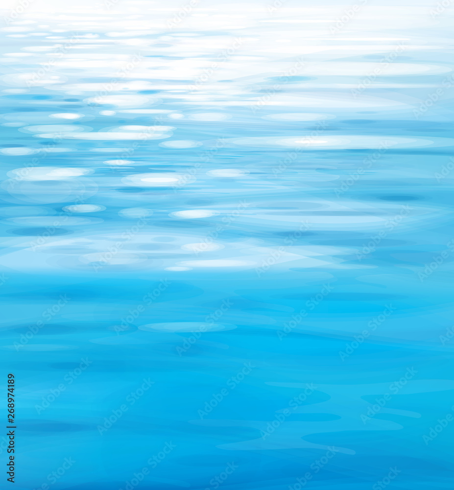 Vector blue water texture background. Stock Vector | Adobe Stock