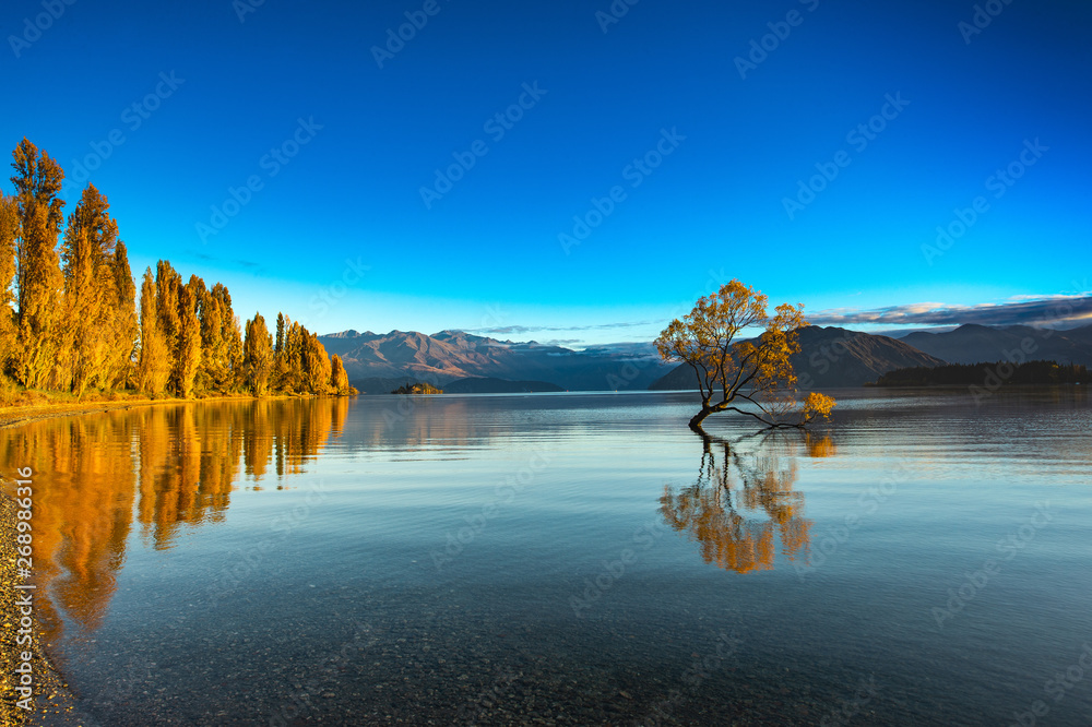 Spectacular view of sun rise on a frosty winter morning the famous ...