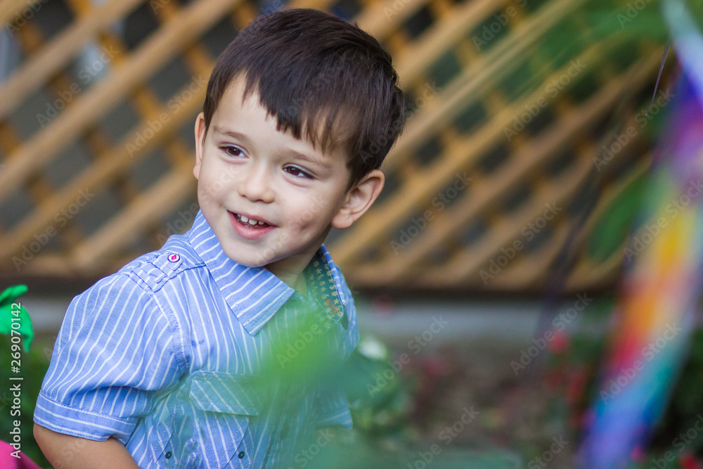 Toddler Boy Smiling