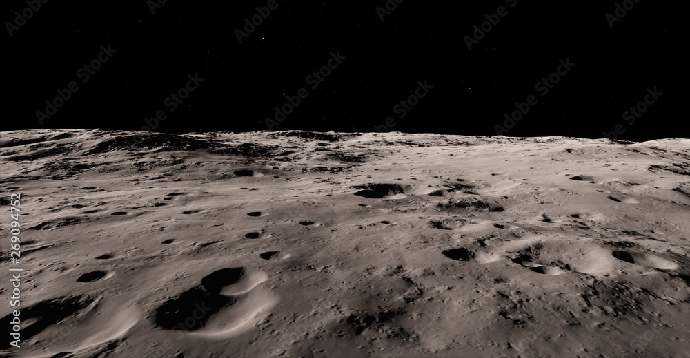 Moon surface / Realistic moon / The Moon is an astronomical body that ...