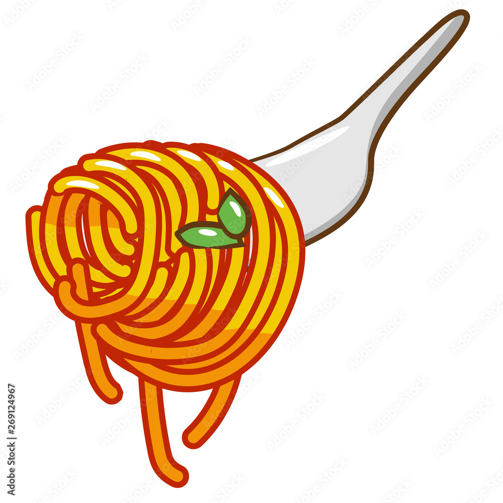 spaghetti clipart design Stock Vector | Adobe Stock