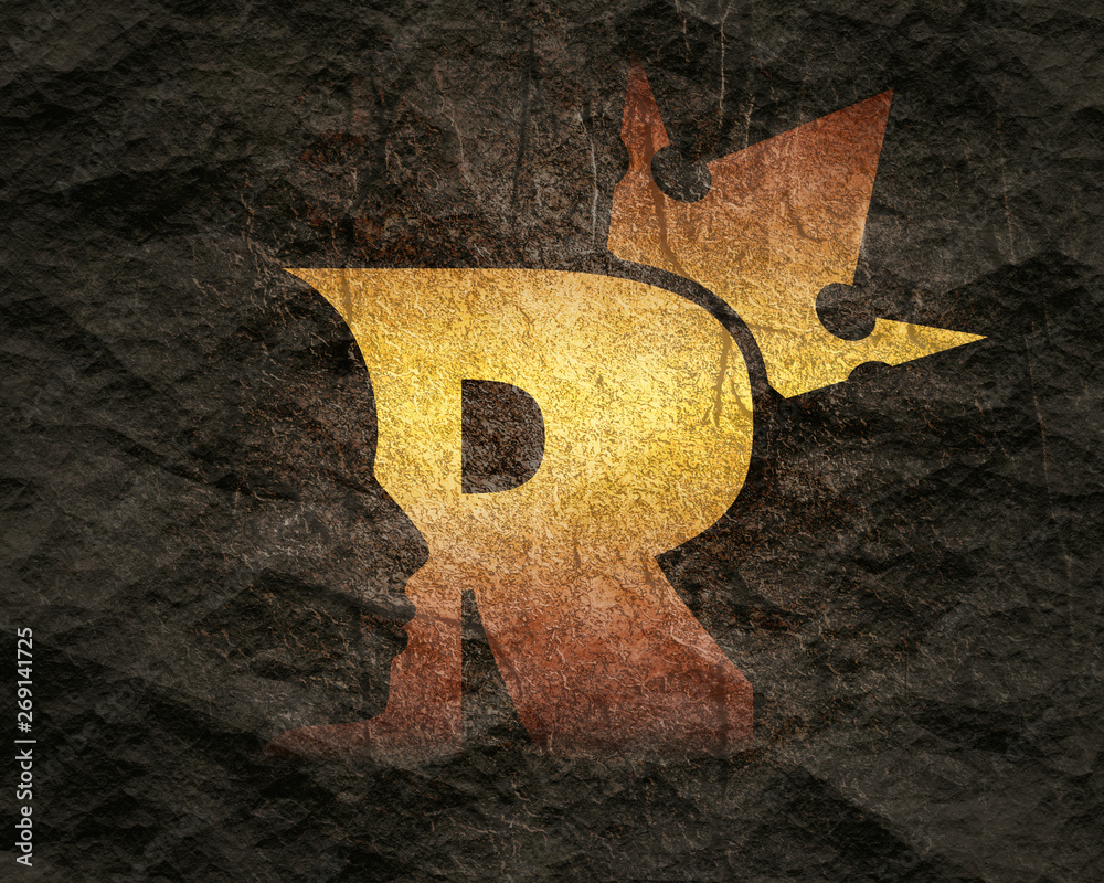 Medieval King Silhouette