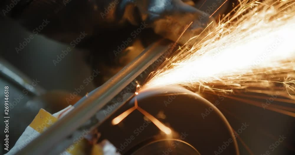 Sword Maker Toledo Spain Blacksmith at work hyper close up of blade ...