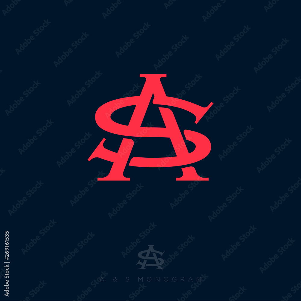 Letter A And S Together
