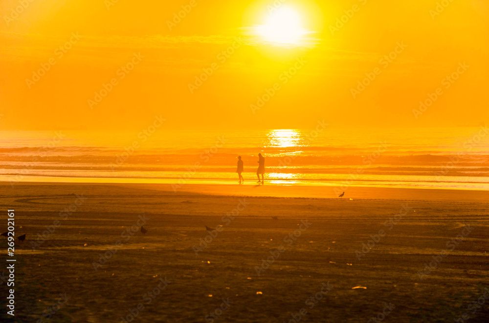 Litoral, Plano de fundo, Céu, Verão, Luz do sol, Raio de sol, Nascer do ...