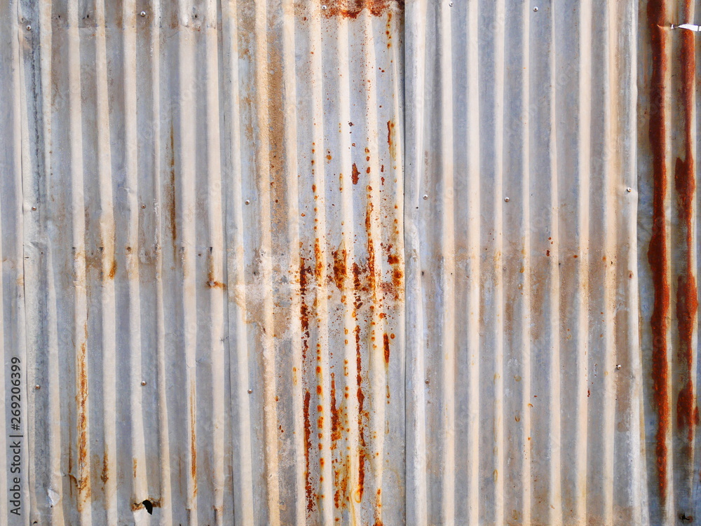 Rusted Metal Roof Texture