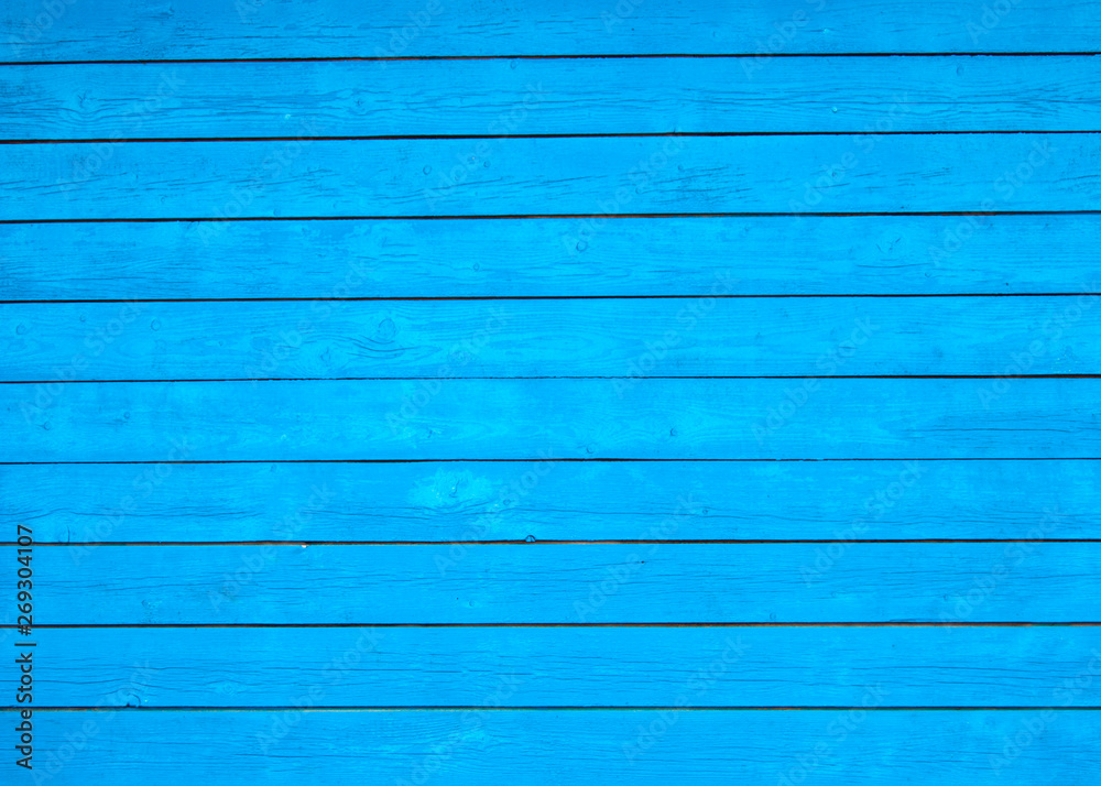 Background, texture - the blue wall of the village house from painted ...