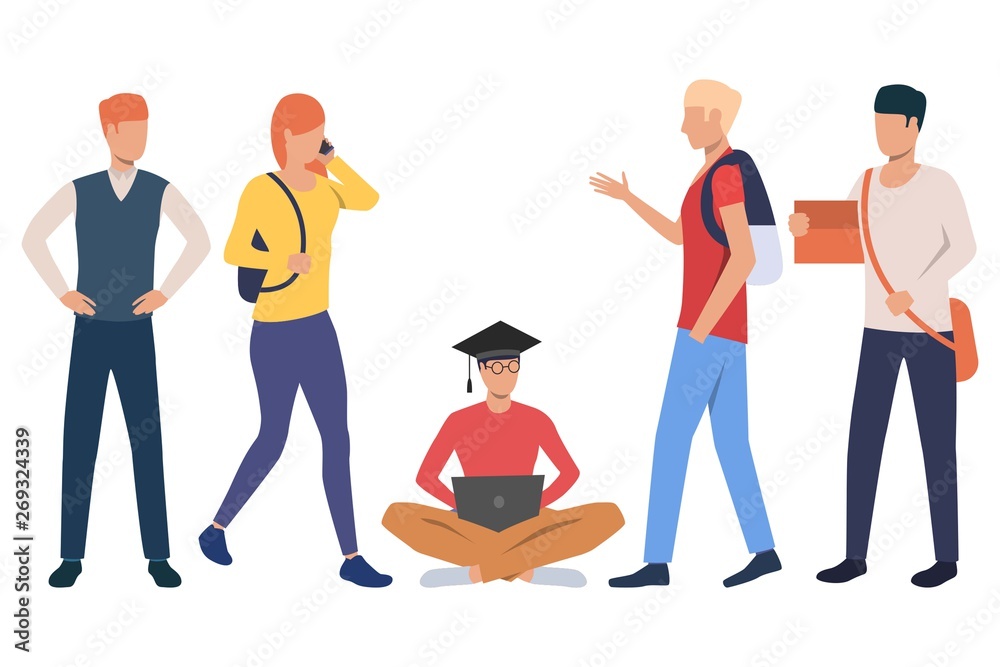 College Student Vector