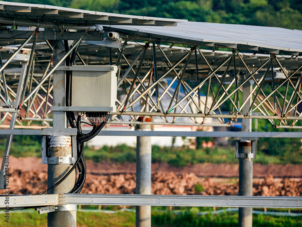 Meter box for recording solar photovoltaic energy production value data ...