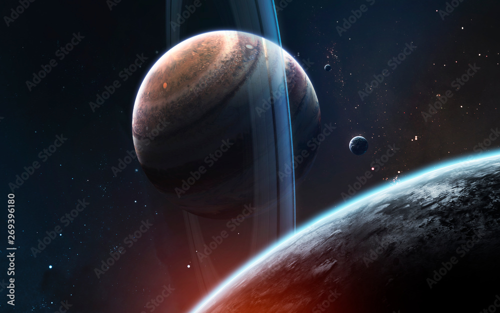 Gas Giants In Space