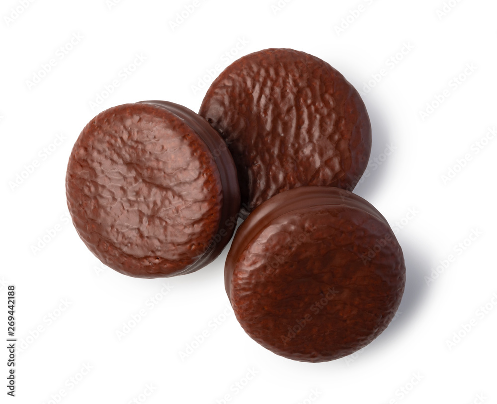 Choco pie chocolate biscuits Stock Photo | Adobe Stock