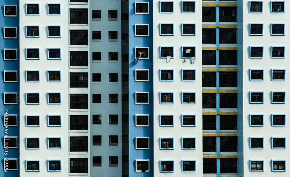 high density residential building facade view Stock Photo | Adobe Stock