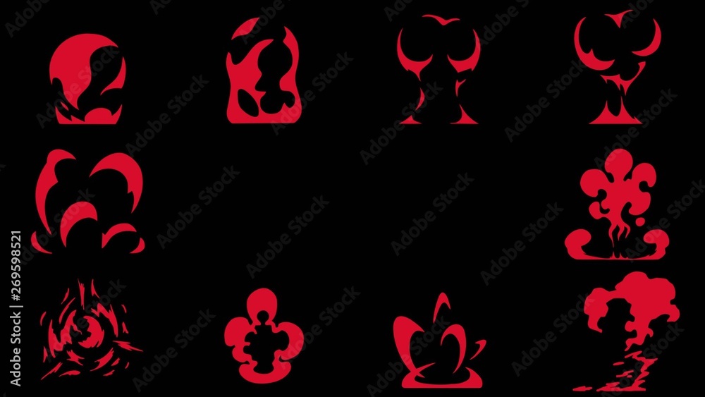 Explosions Animations Pack 2 Stock Template | Adobe Stock