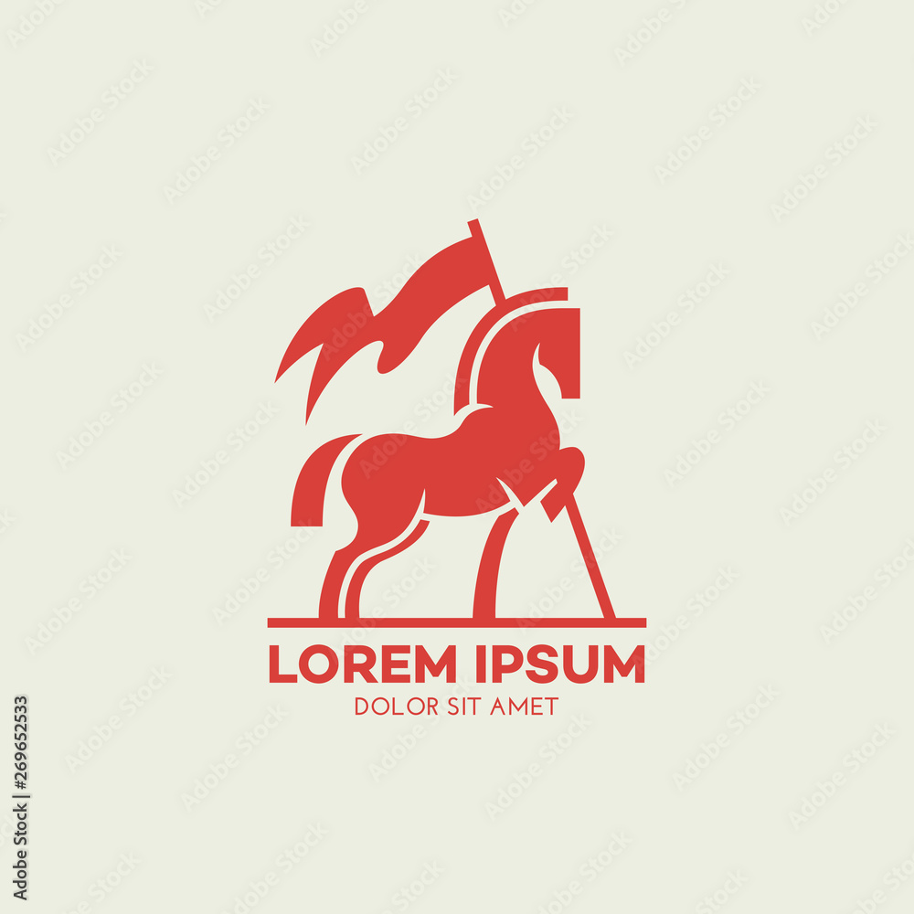 Horse logo Stock Vector | Adobe Stock