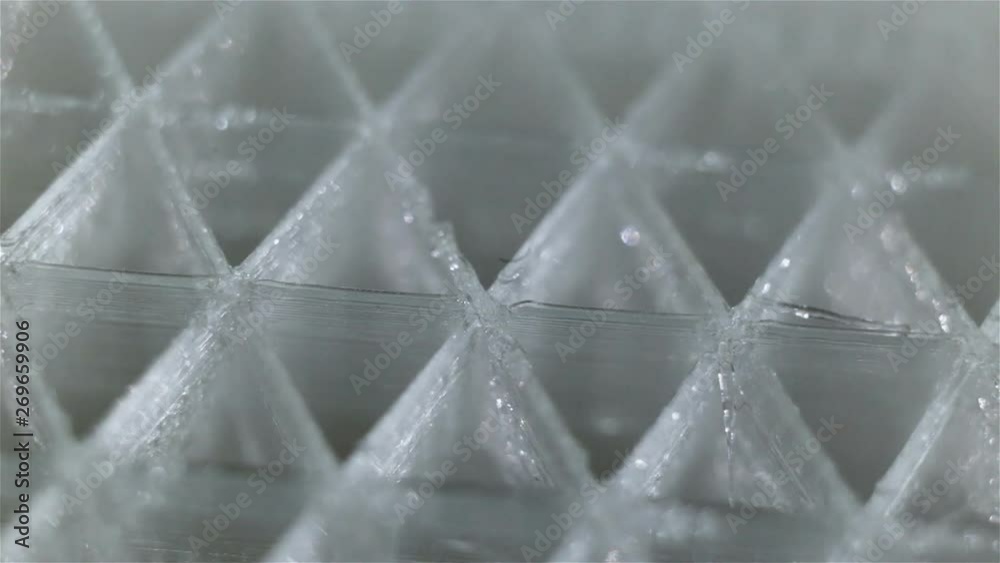 The internal structure of the 3D model, the method of extrusion ...