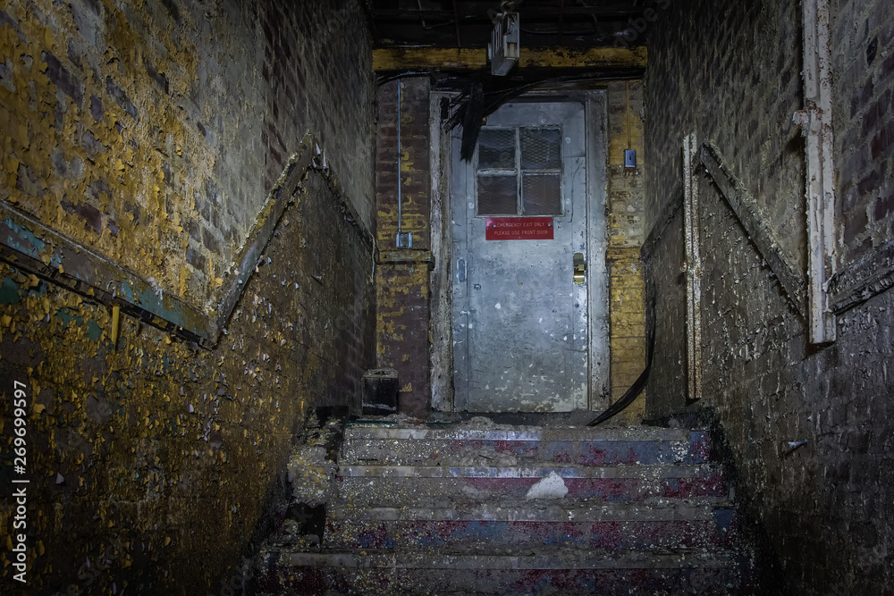 Scary School Hallway
