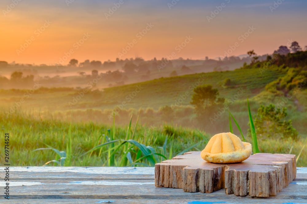Malaysia traditional sweet as known as Baulu or Bahulu Stock Photo ...