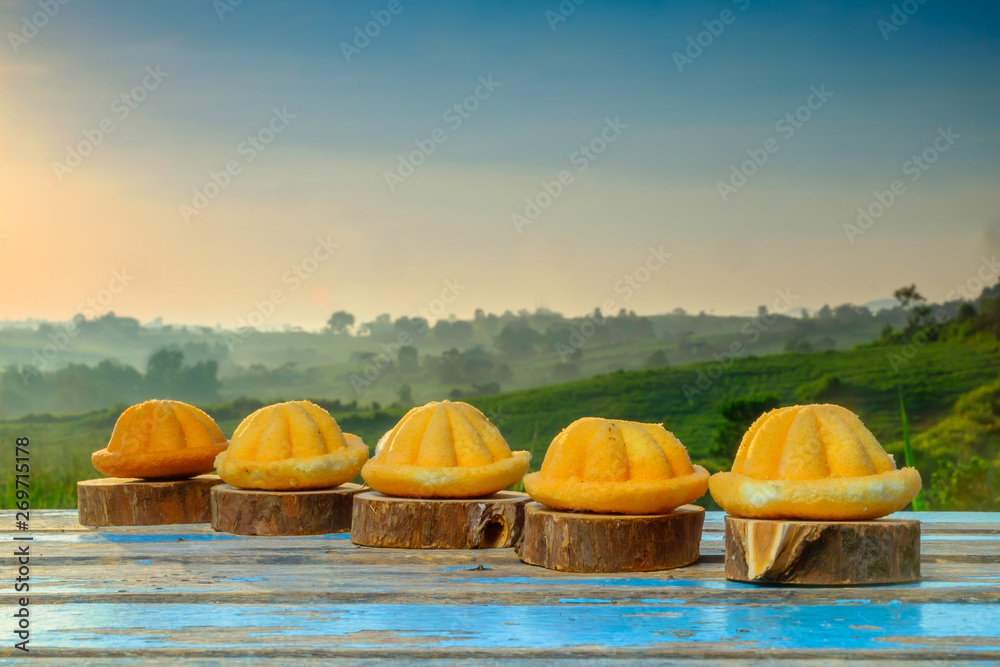 Malaysia traditional sweet as known as Baulu or Bahulu Stock Photo ...