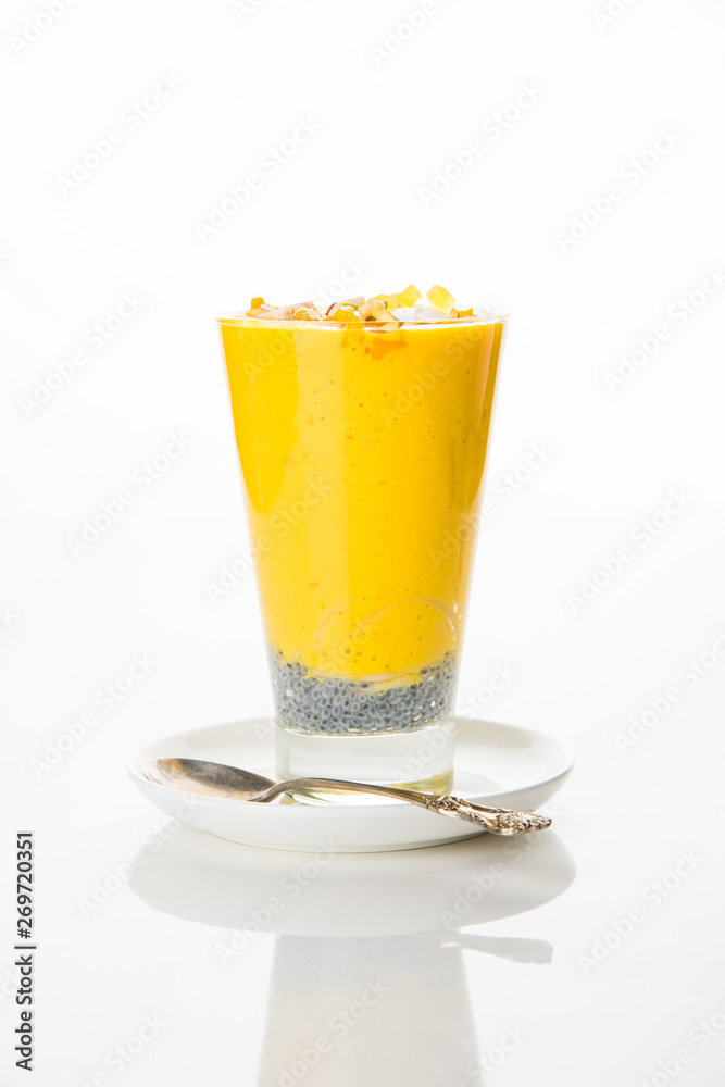 Falooda / Faluda is a popular Indian dessert - Strawberry and Mango ...