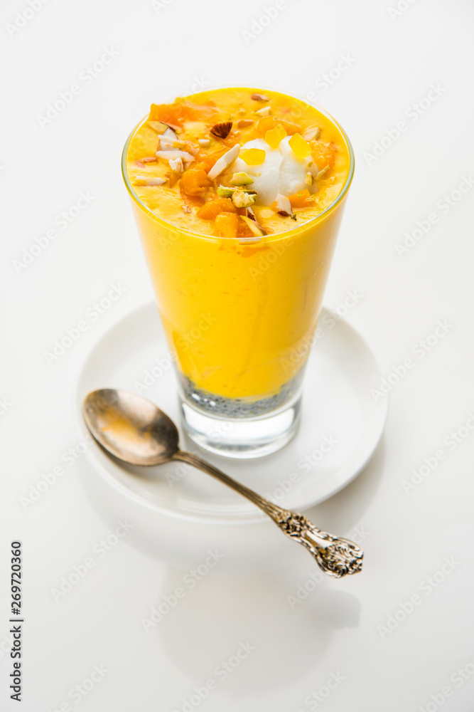 Falooda / Faluda is a popular Indian dessert - Strawberry and Mango ...